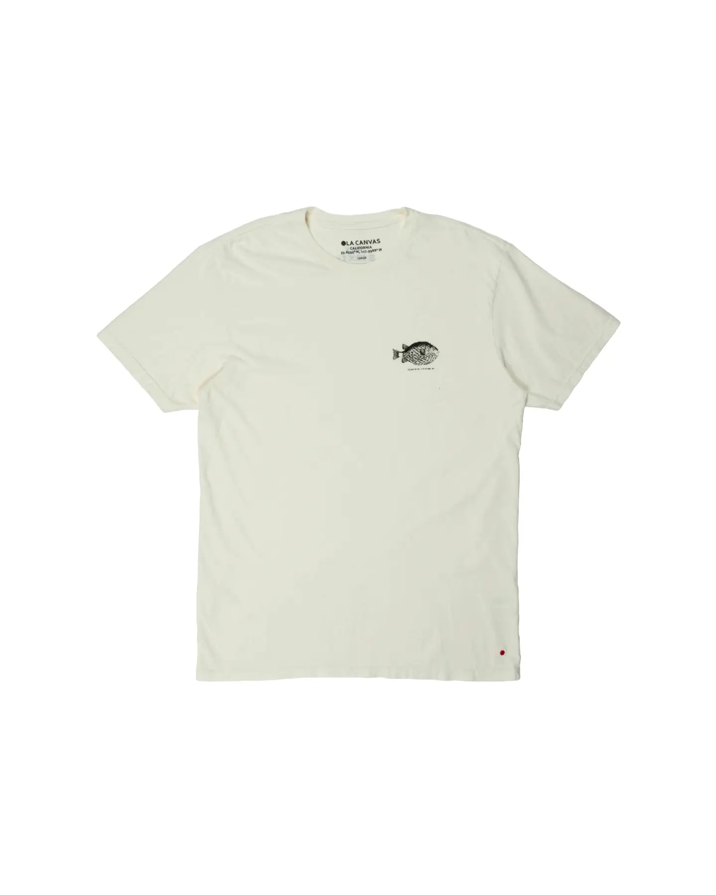 PUFFER TEE - Lt Bone – OLA CANVAS